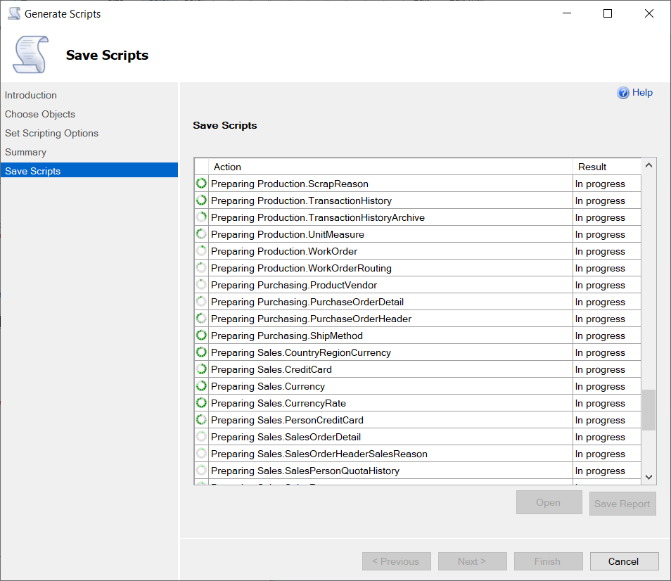 Xuất cơ sở dữ liệu ra file sql trong SqlServer